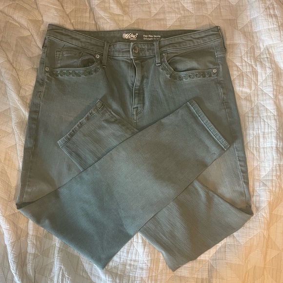 Massimo | Jeans | Massimo Sage Green Denim Pants | Poshmark